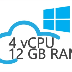 RDP Windows 4 Core 12 GB RAM – CloudPC